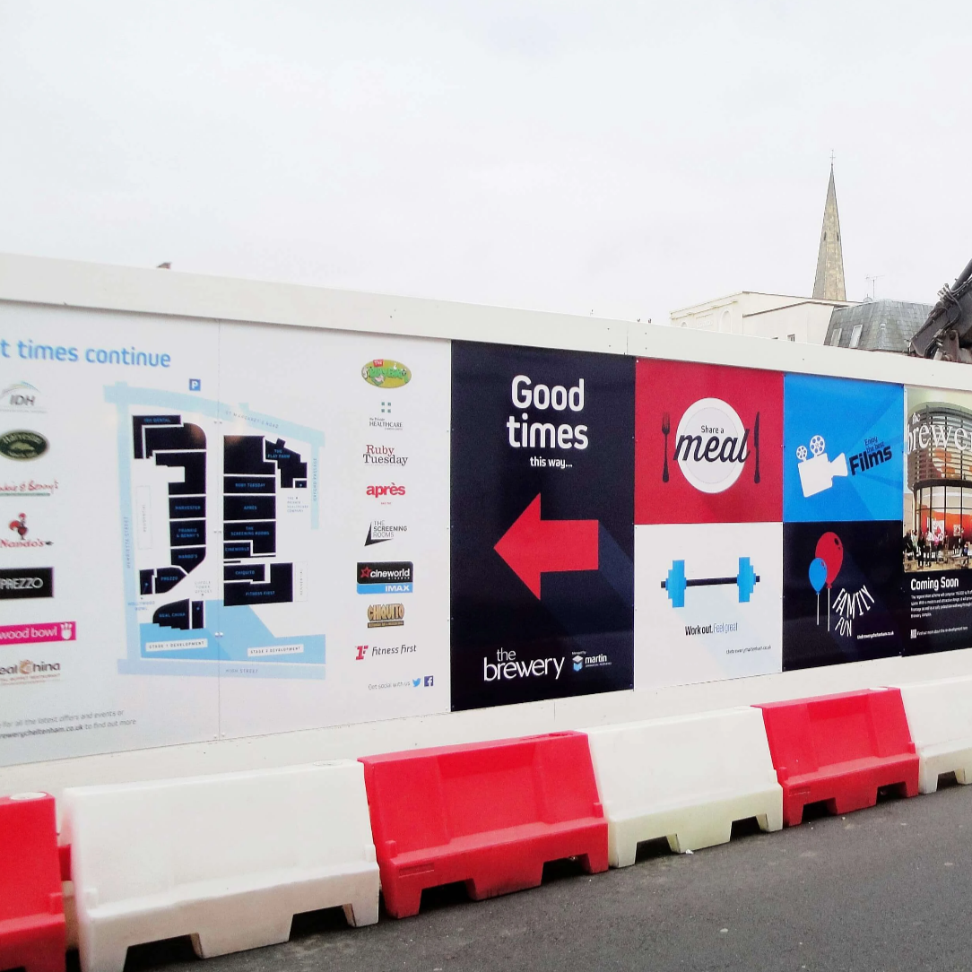 3mm EcoACM Economy Hoarding - Aluminum Composite Panel - White Matt/Pr ...